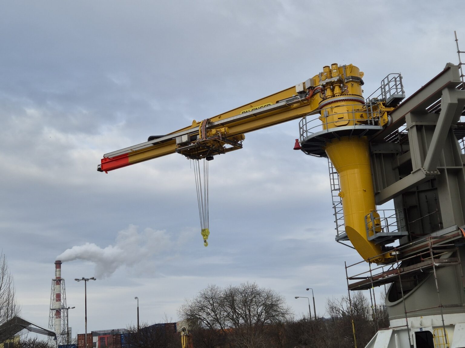 Fully electric jib cranes: project update - PALFINGER MARINE Stories