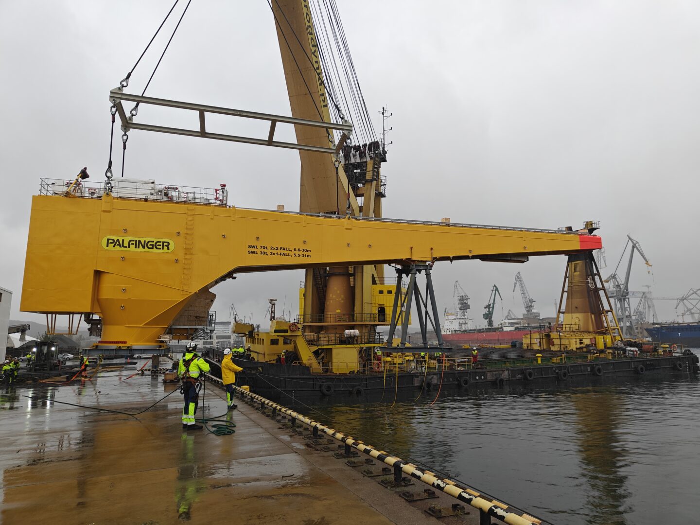 Fully electric jib cranes: project update - PALFINGER MARINE Stories